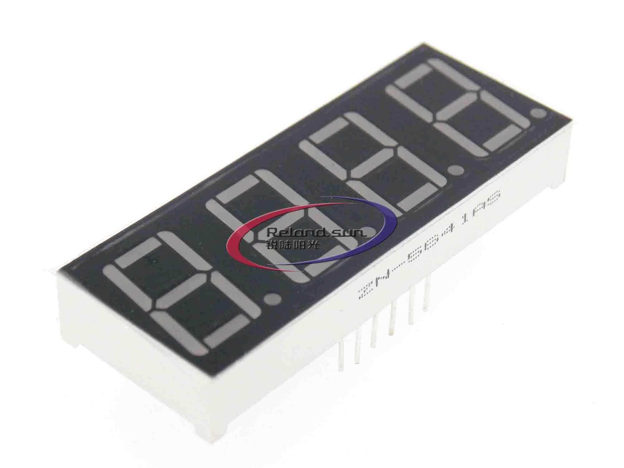 10pcs 7 segment Common Anode 4 Bit digital Tube 0.56 0.56in. Red LED ...