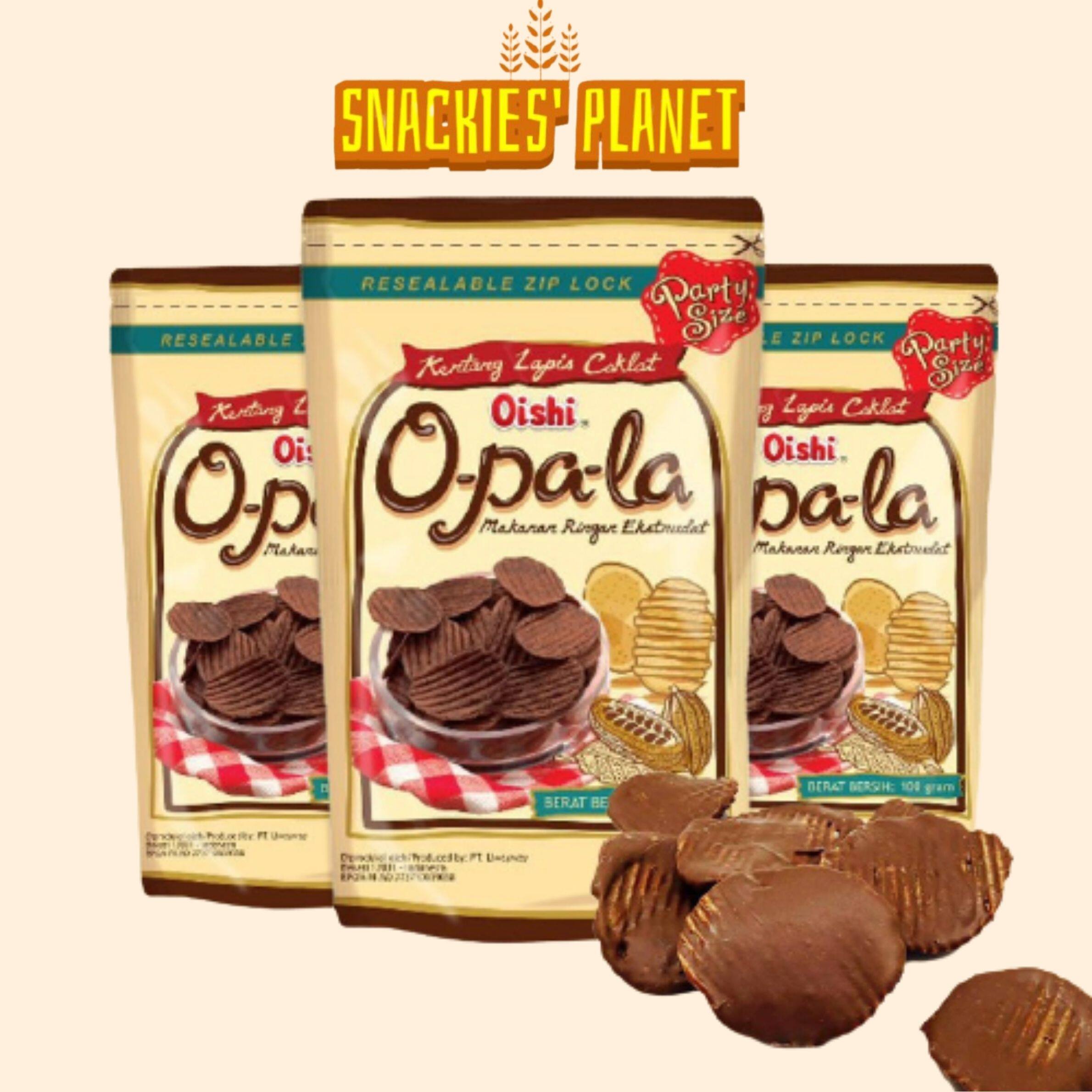 [Halal] Oishi Opala Chocolate Potato Chips Opala 巧克力薯片 | Lazada