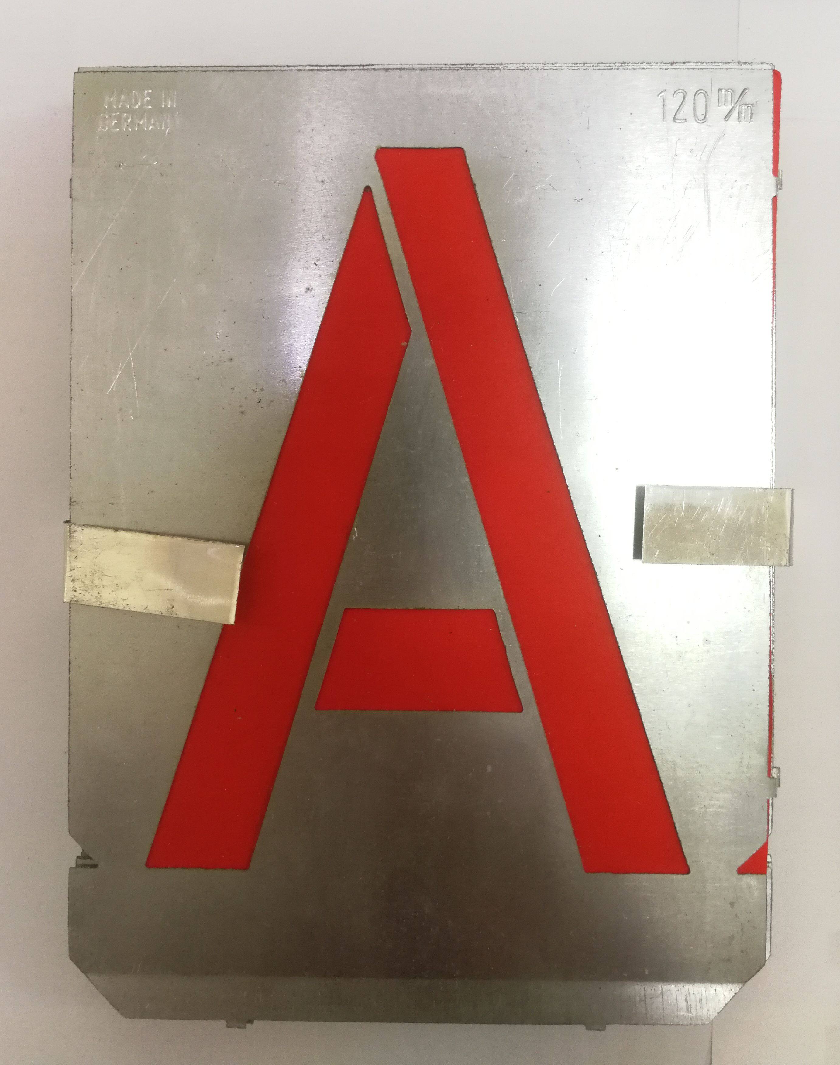 Hunter Germany ABC Alphabets A-Z Stencil Plate | Lazada