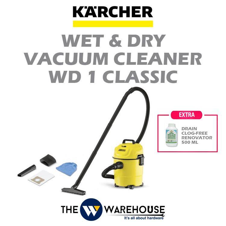 Karcher Wet and Dry Vacuum Cleaner WD 1 Classic | Lazada