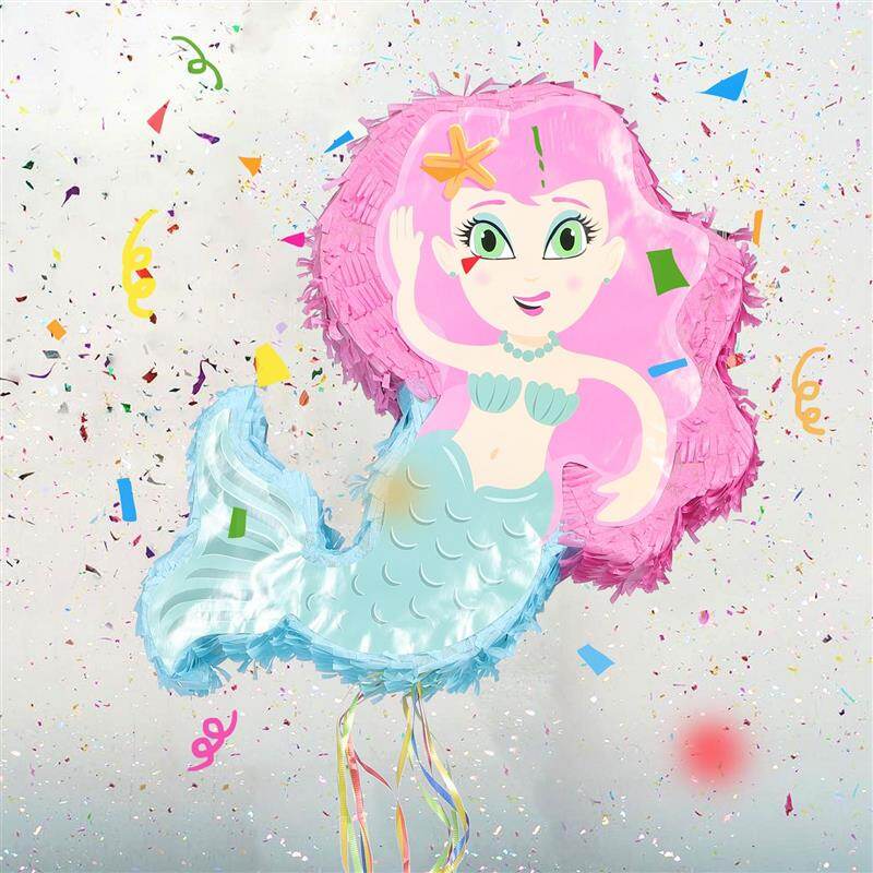 Pinata Mermaid Party Sea Supplies วันเกิด Kids Animalmarine Life Filler ...
