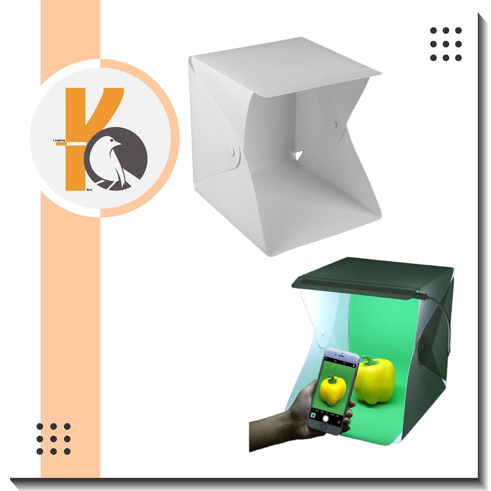 Mini Studio Light Box Equipment With LED Mini Photo Studio With Free ...