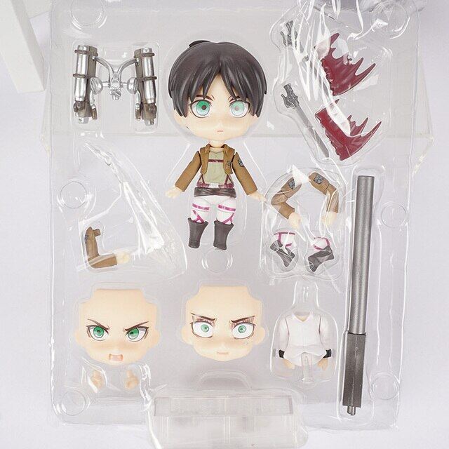 Anime Attack On Titan Figure Toy Eren Jager Mikasa Ackerman Armin ...