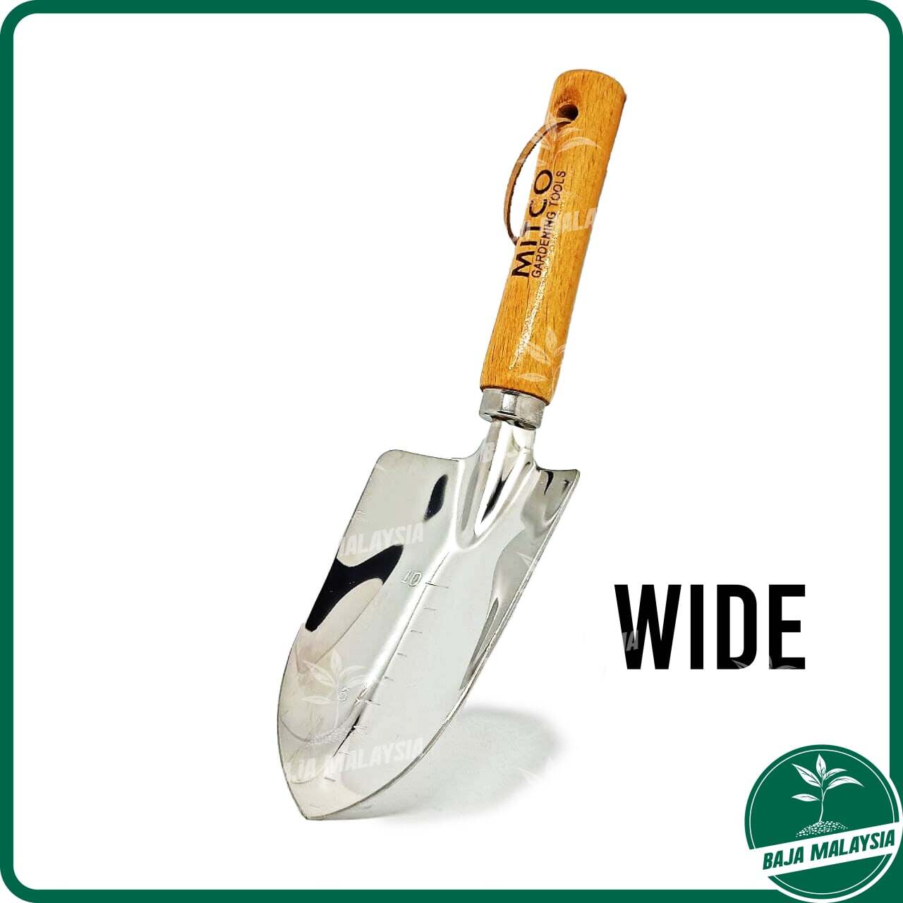MITCO Mini Stainless Steel Shovel (Wide) Garden Mini Spade Shovel Skop ...