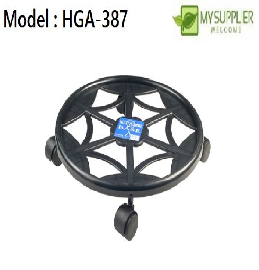 PVC Plastic Gas Roller Mover Trolley Stand/ Tapak Gas Roda Multipurpose ...