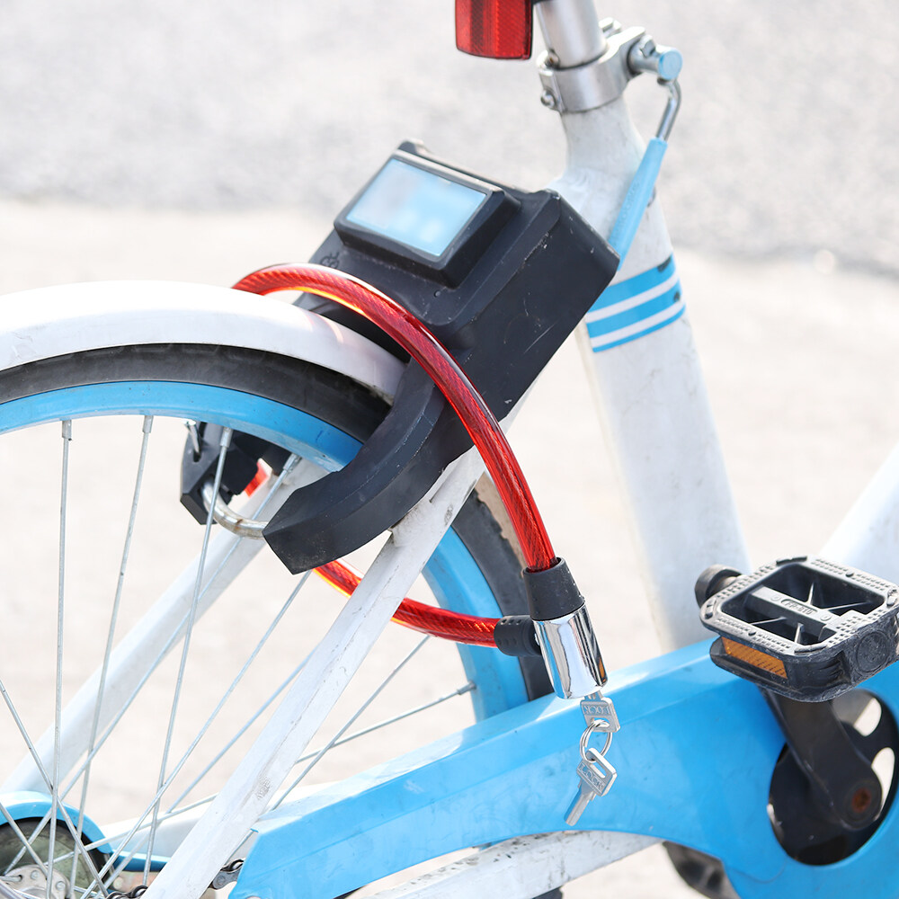 Universal Steel Chain Cycling Vehicle Security Bicycle Lock With 2 Keys ...