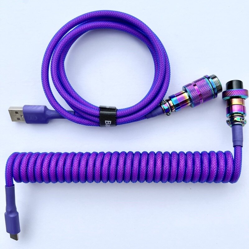 ♥【Readystock】 + FREE Shipping ♥ New Coiled Cable for Mechanical ...