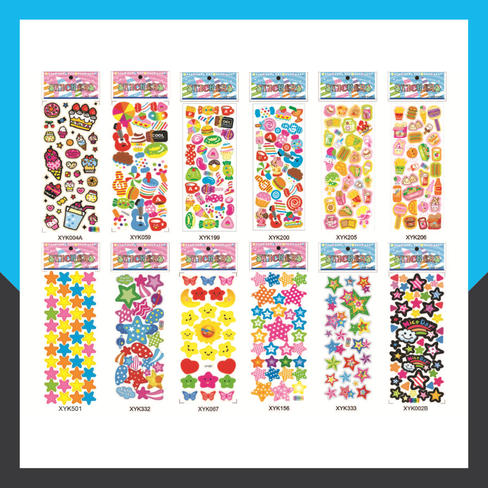 Colored Mix Up 3D Stickers For Kids | Lazada