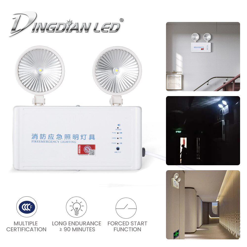 [DingDian LED official store] ไฟฉุกเฉินLED AC220V 3W โคมไฟติดผนัง ไฟ ...