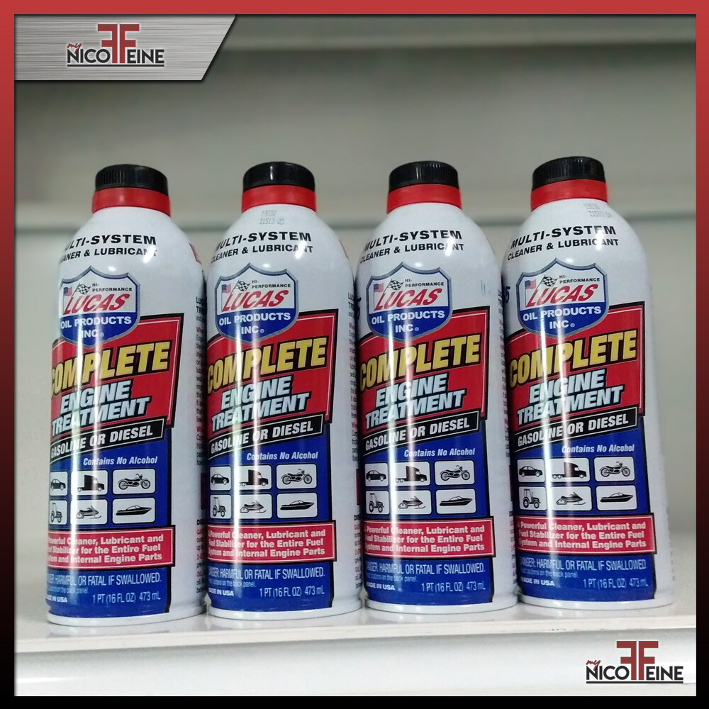 Lucas Complete Engine Treatment for Petrol and Diesel Engine 473ml | Lazada