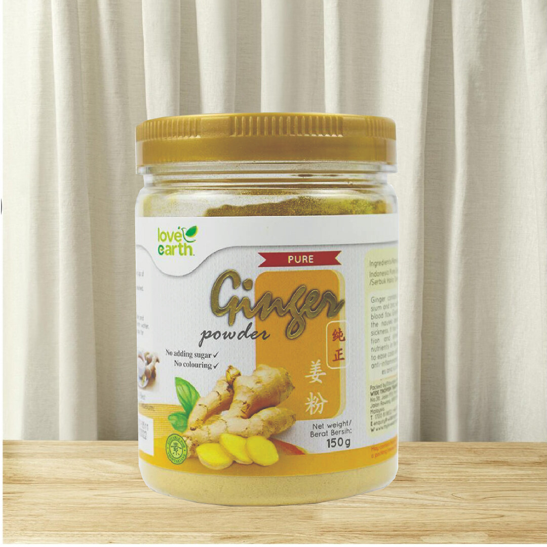 Love Earth - Ginger Powder 150g ( Bottle ) 姜粉 (瓶装) | Lazada