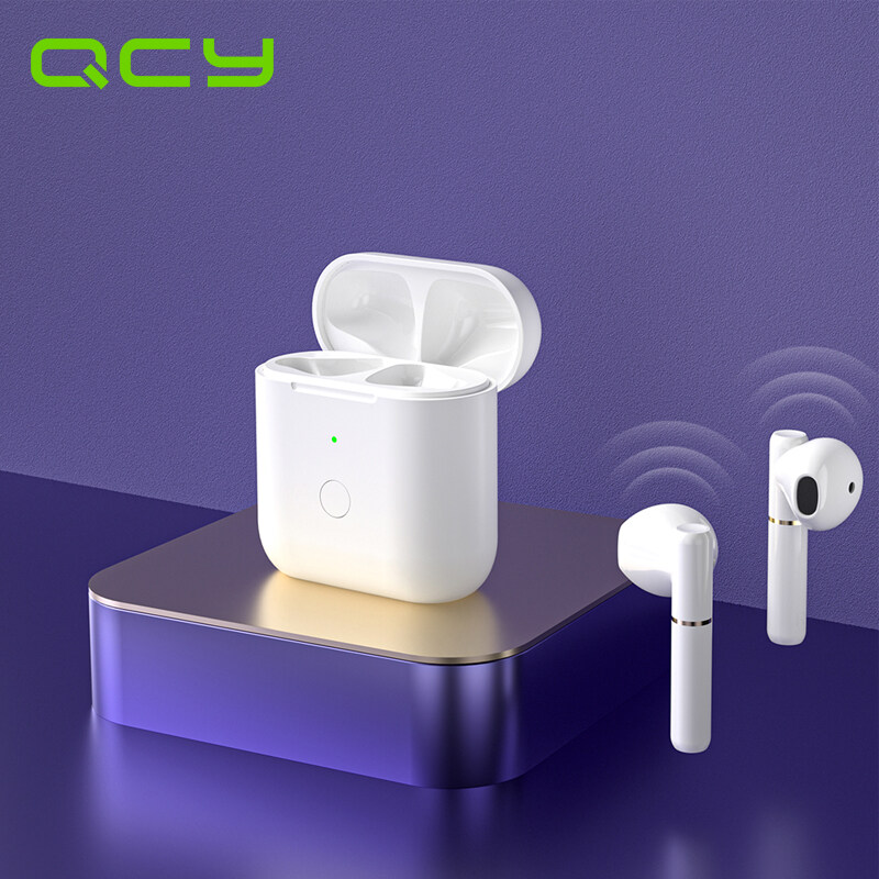 QCY T8S (รุ่นอัพเกรดจากM18) หูฟังบลูทูธไร้สาย True Wireless BT 5.1 กันน้ำ ลดเสียงดีเลย์ gaming ...