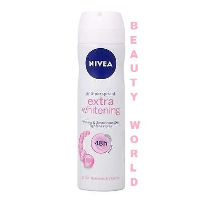 New Stock NIVEA Body SPRAY 150ML Extra Whitening | Lazada