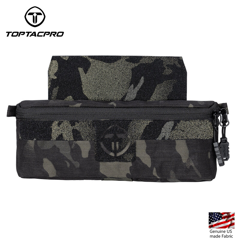 TOPTACPRO Tactical Drop Dump Pouch AVS JPC CPC Waist Pouch EDC Combat ...
