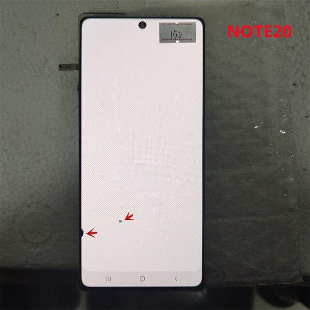 AMOLED สำหรับซัมซุงโน้ต20จอ LCD สำหรับ Samsung Galaxy Note20จอแสดงผล SM ...