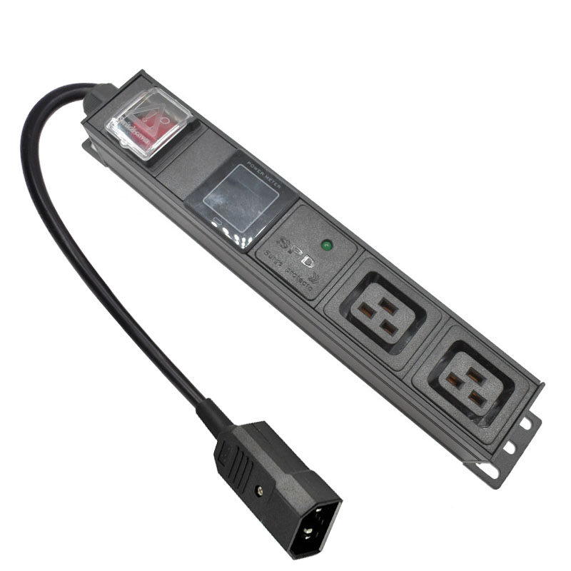 Pdu Power Strip C19 Output 2ac Socket With Current Display Meter C13 C20 Uk Us Au Israel Eu Plug