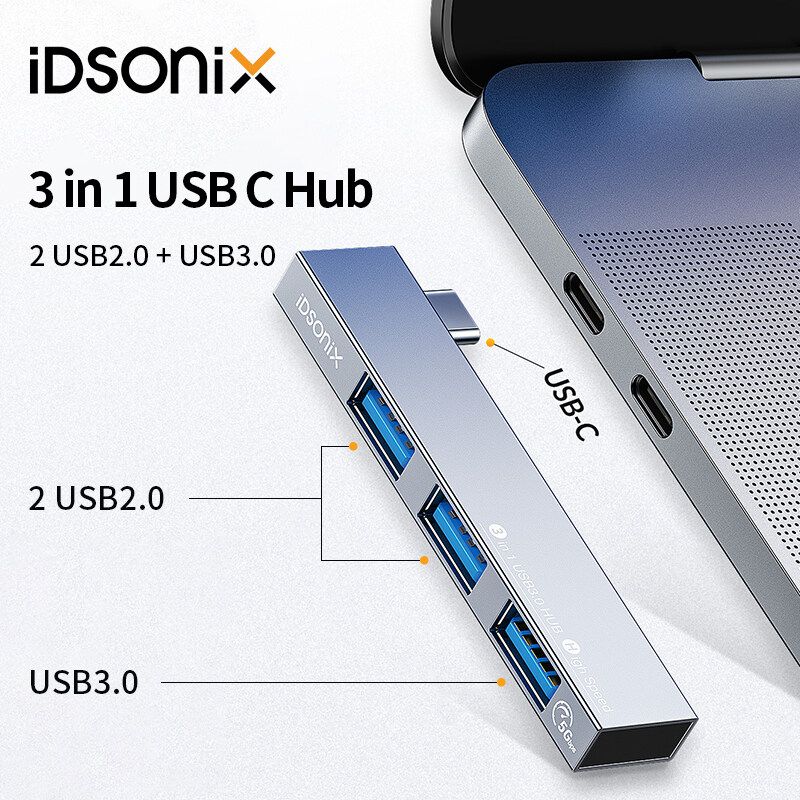 iDsonix Portable 4 in 1 USB-C Laptop USB Type C Hub Multiport Adapter ... iDsonix Portable 4 in 1 USB-C Laptop USB Type C Hub Multiport Adapter ...