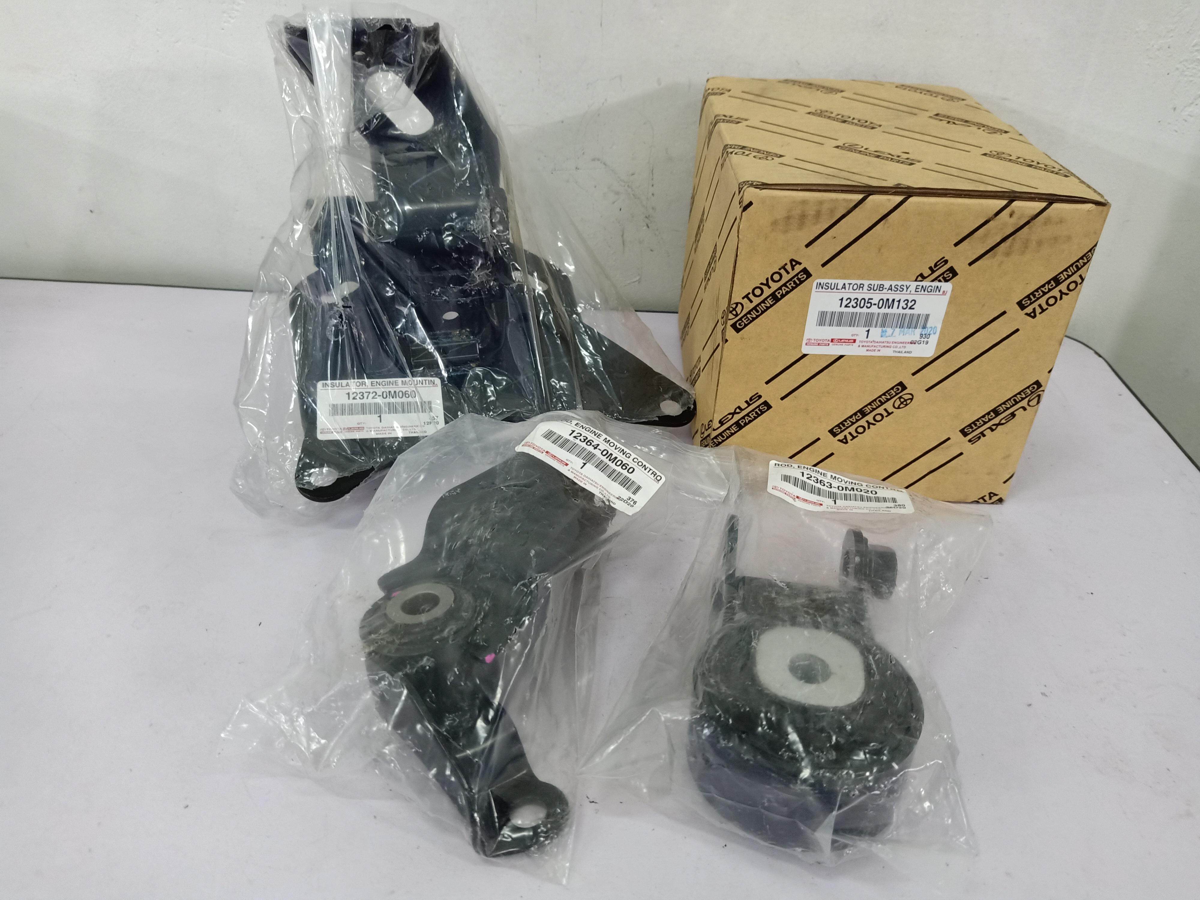 100% ORIGINAL TOYOTA VIOS (NCP93) Engine Mounting Set. AUTO | Lazada