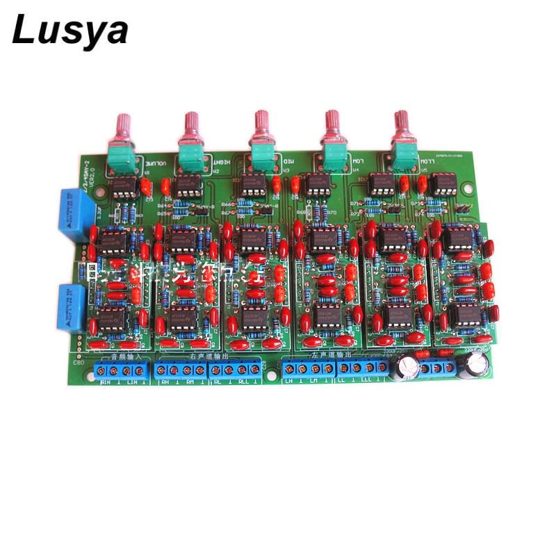 Hi End Linkwitz-Riley Circuit Electronic Prestage 4-way Crossover Board ...