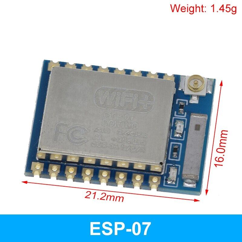 ตัวรับส่งสัญญาณโมดูลไร้สาย ESP8266 2.4กรัมสำหรับ Arduino ESP-32 ESP-12F ...