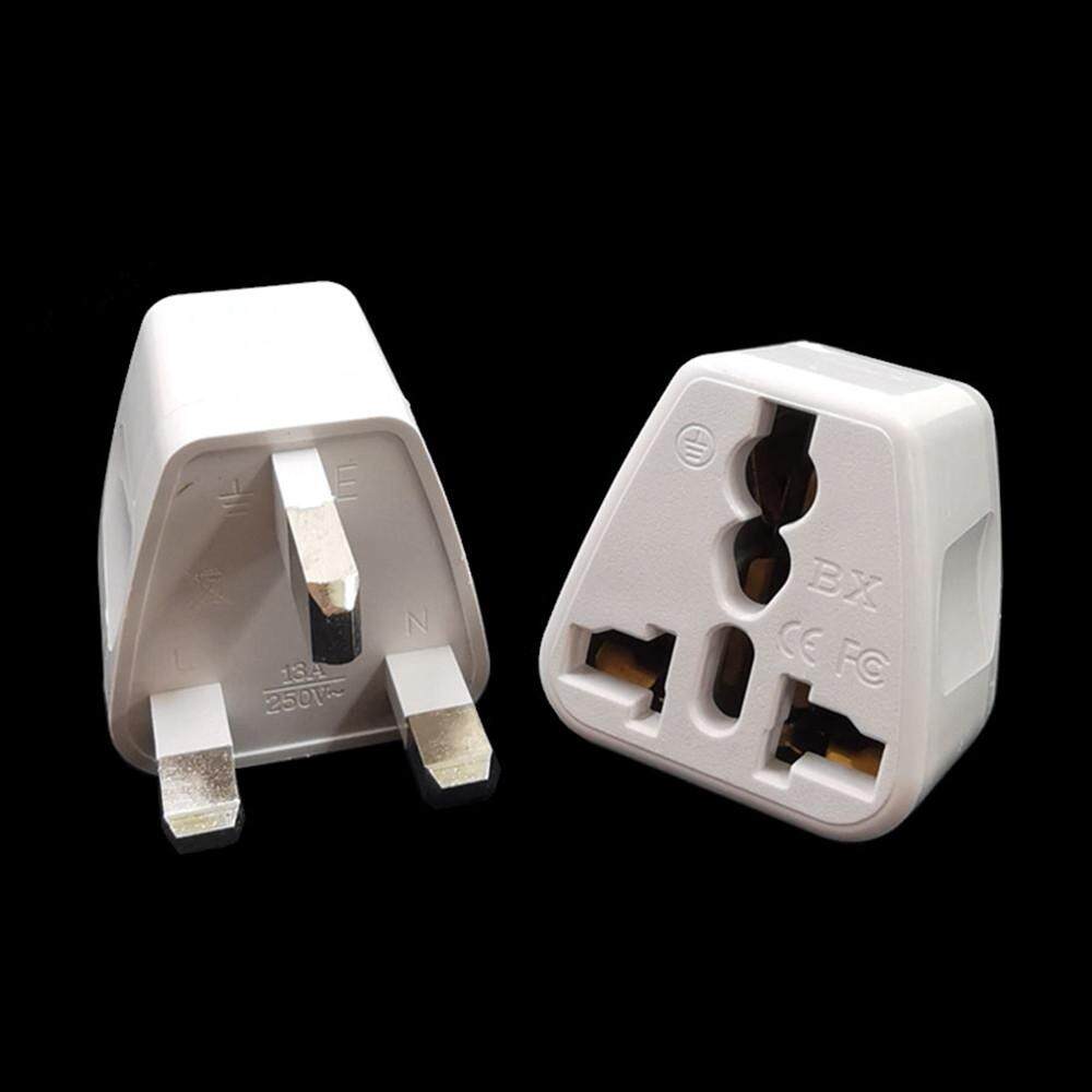 2Pcs Universal Socket To Uk/singapore 3 Pin Plug Travel Converter ...