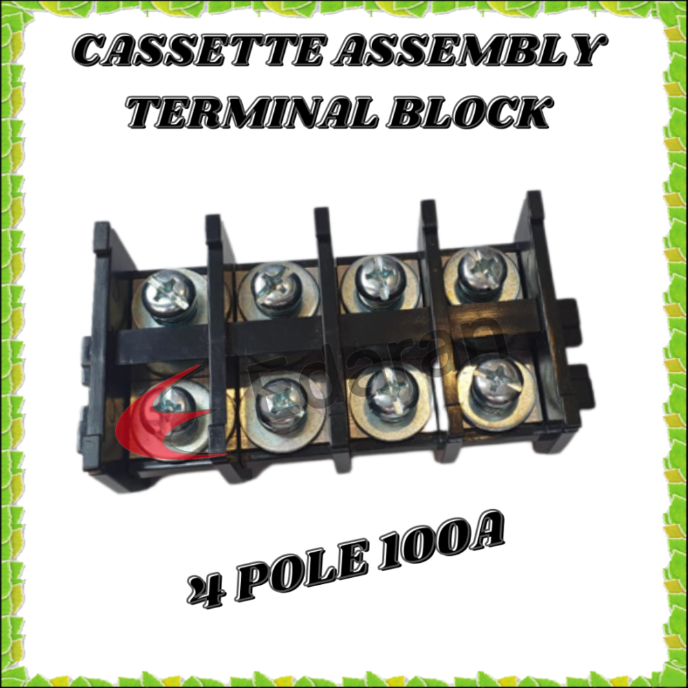 ERICA / SHINOHAWA 4P CASSETTE ASSEMBLY TERMINAL BLOCK - 60A AND 100A ...