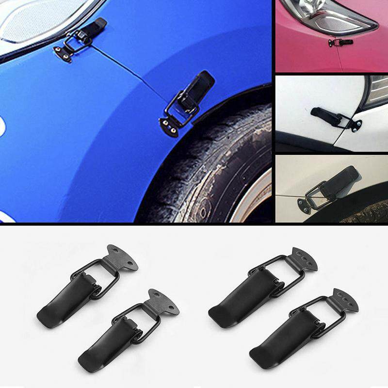 milemeloe 2X Universal Bumper Security Hook Quick Release Fastener Lock ...