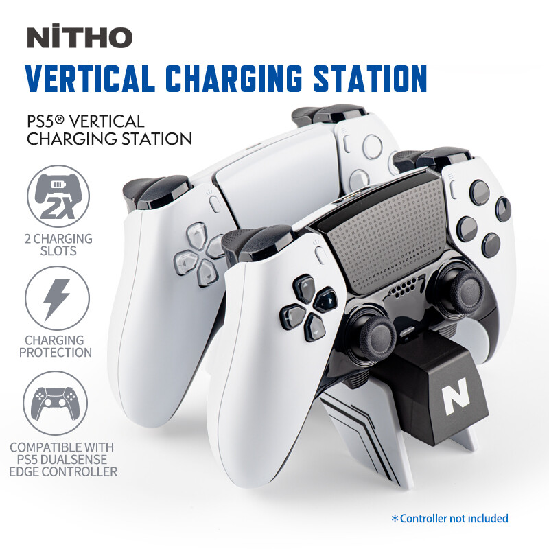 NiTHO PS5 Controller DualSense Charging Station Smart and Safety ...