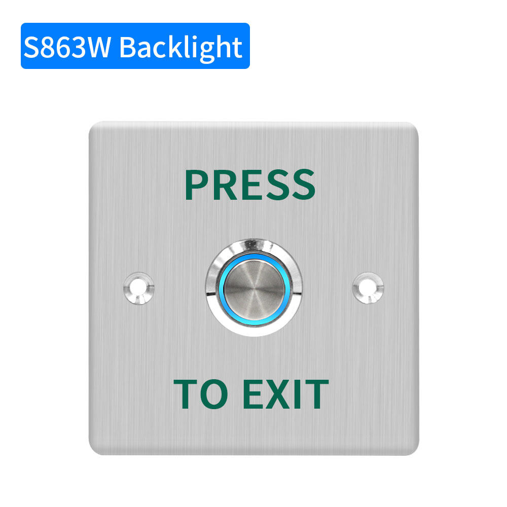 IP68 Waterproof Door Access Switch Exit Button Stainless Gate Control ...