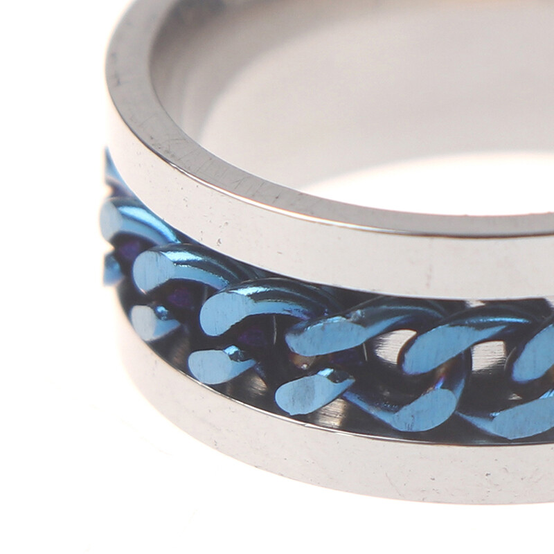 JIANG Ring Bottle Opener Titanium Steel Chain Rotation Rings Unisex Excellent Gift ...