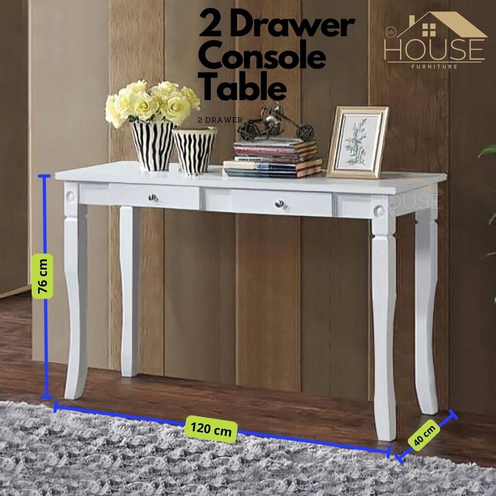 MYHOUSE Furniture 4ft Console Table Living Room Furniture Meja Solek 2 ...