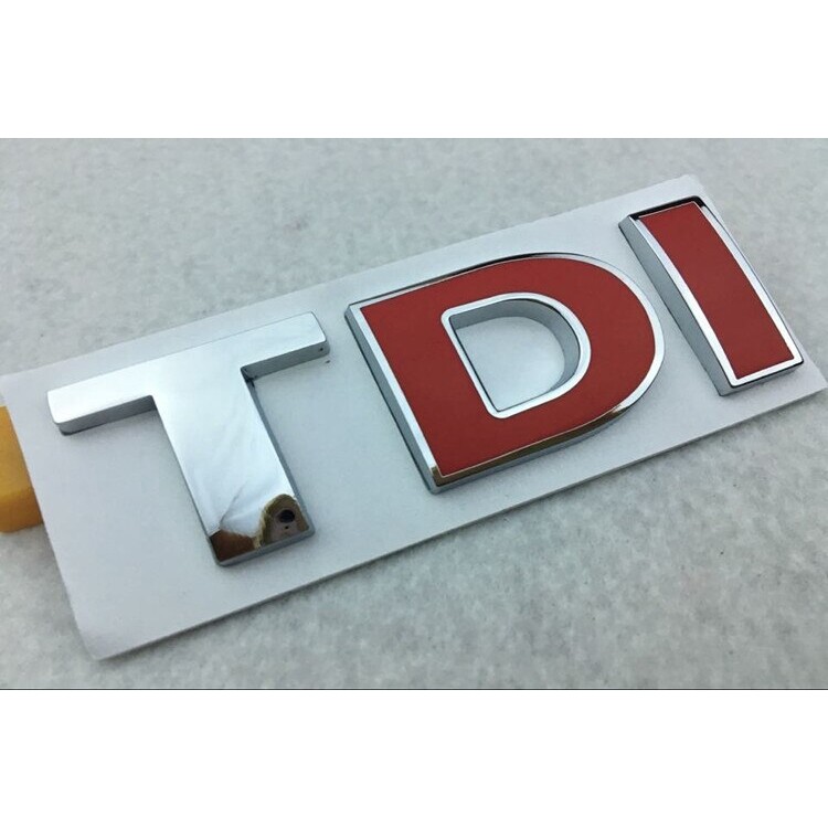 New upgrade New upgrade 1X New 3D Metal TDI Badge Emblem Decal Stickers ...