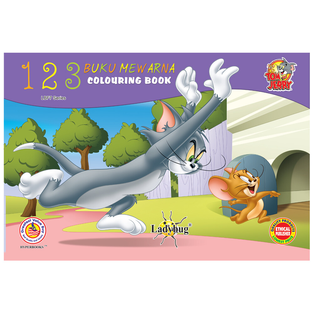 Tom And Jerry 123 Colouring Book LBF7 SERIES | Lazada