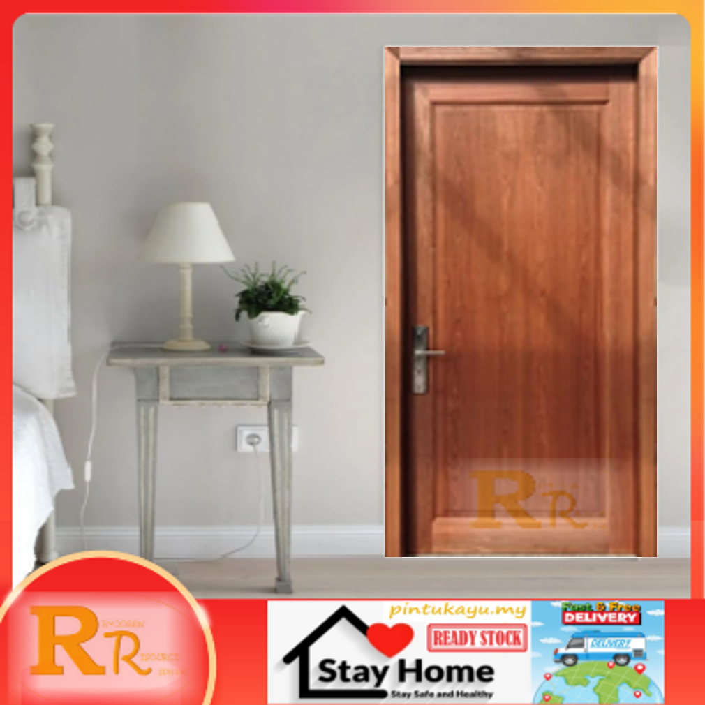 3 x 7 NYATOH- RRN1A Nyatoh Solid Timber Door | Room Door | Wooden Door ...