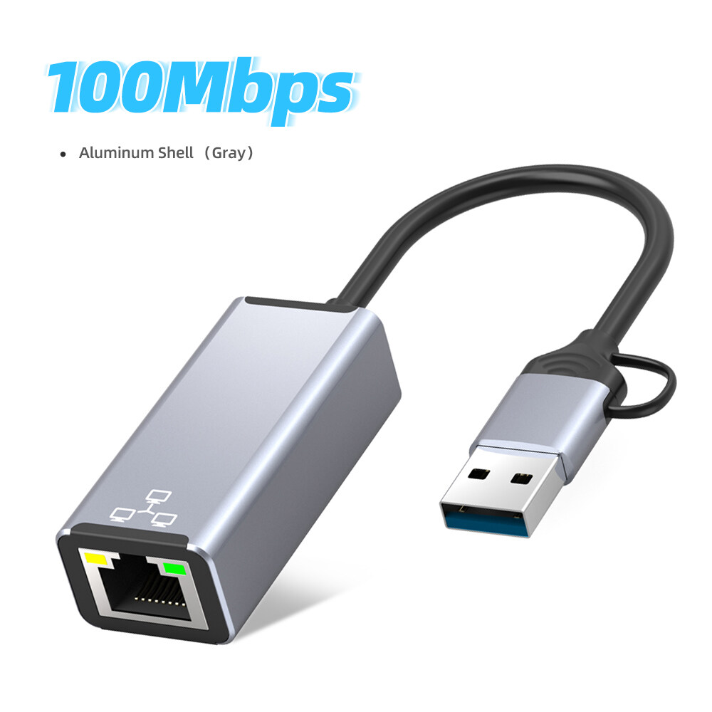 Kebidumei 1000Mbps Ethernet Lan USB Type c to RJ45 USB 3.0 Network Card ...