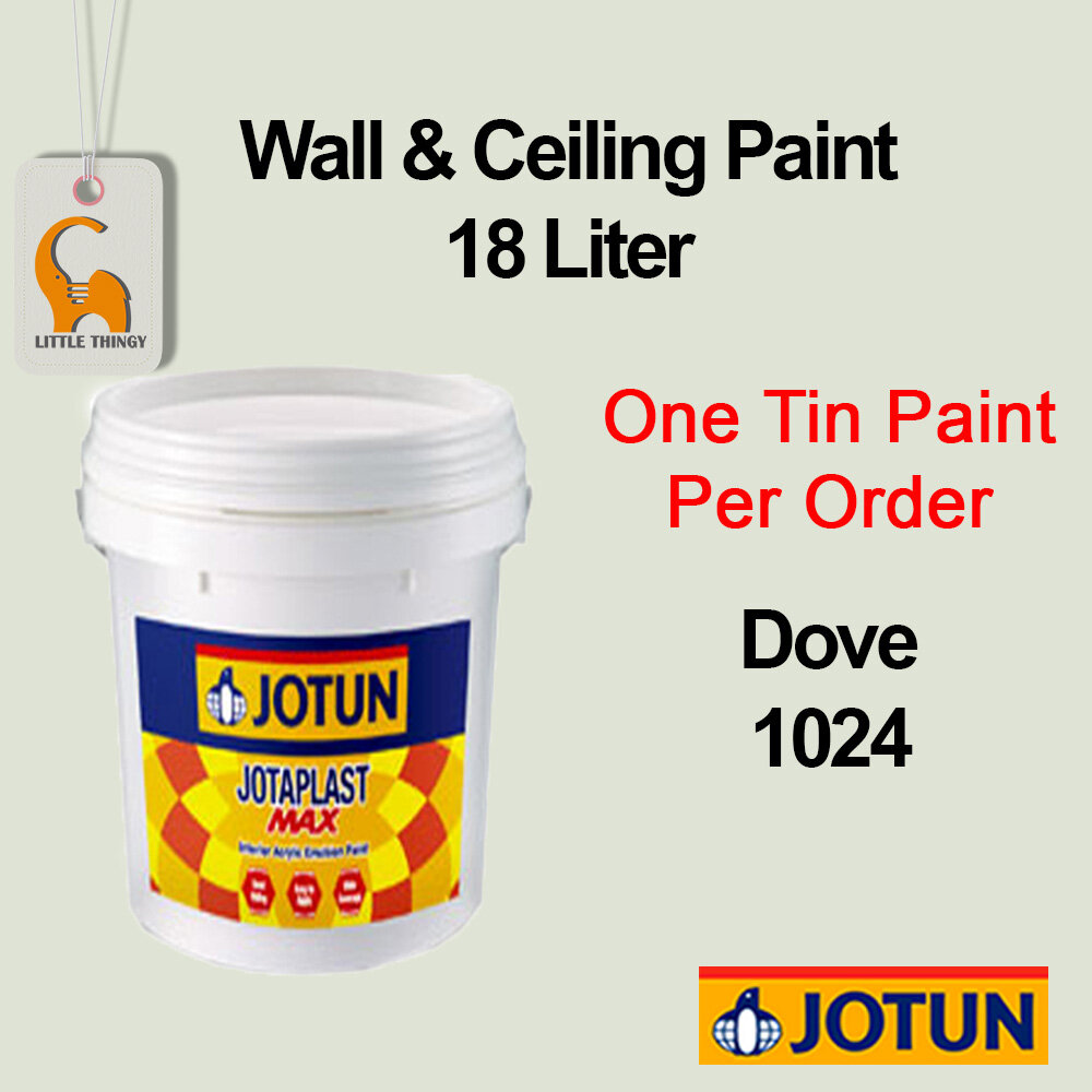 Littlethingy Jotun Jotaplast Max 18l Dove 1024 Interior Acrylic ...