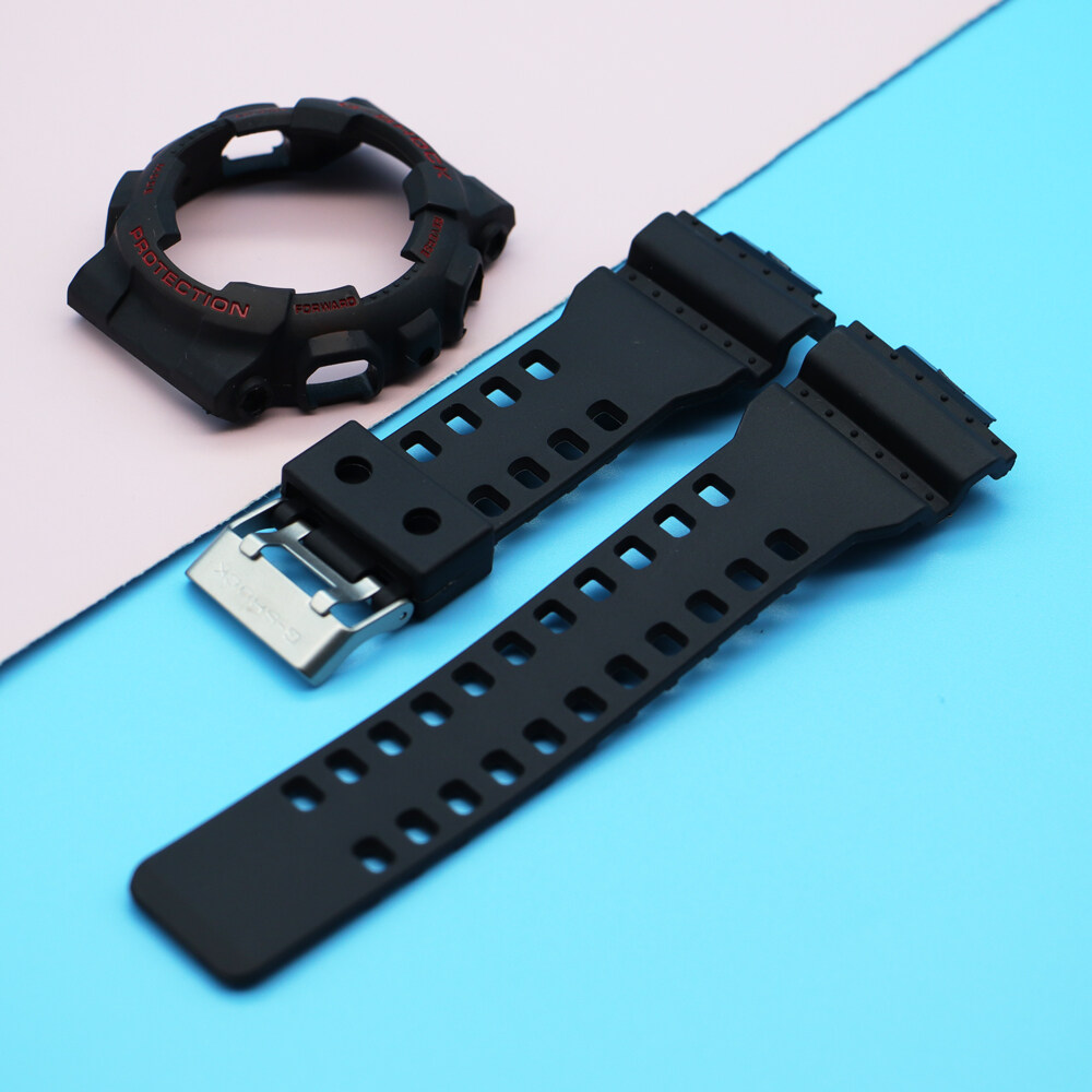 Geekthink เคสซิลิโคนนาฬิกา Casio G Shock และสายรัดสำหรับผู้ชาย Ga 110