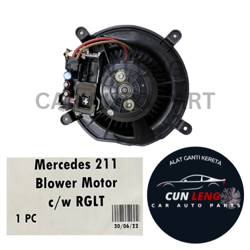 3 MONTHS WARRANTY Mercedes Benz E-Class (W211) • Air Cond Blower Motor ...