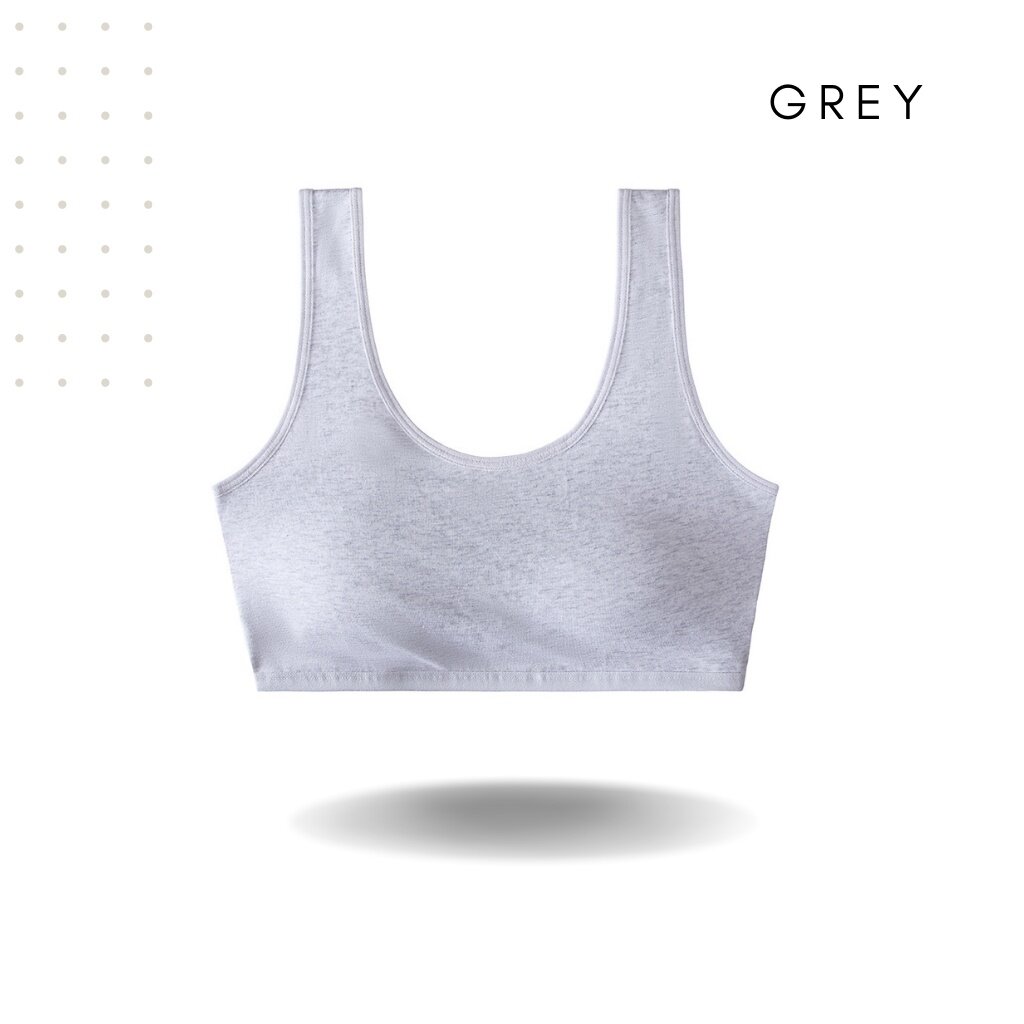 Teenage Girl Cotton Training Bra Student Bra Padded Bra 💗Ready Stock💗 ...