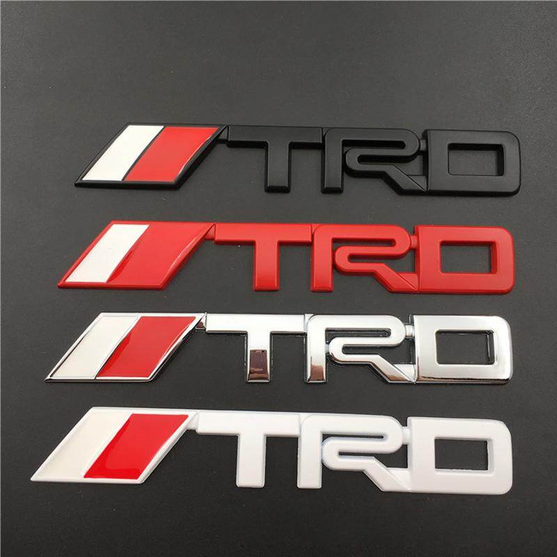 1ชิ้นโลหะแต่งรถรถสติกเกอร์ตกแต่งป้ายสัญลักษณ์TRDโลโก้DecalsสำหรับToyota ...
