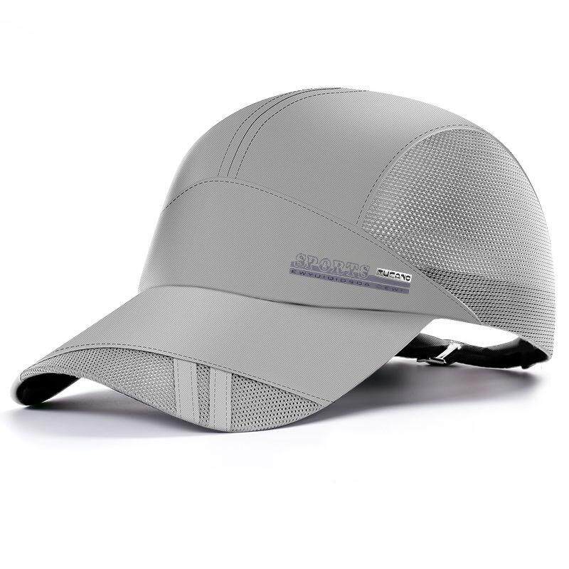 2021 Sunscreen Baseball Cap Adult Running Cap Mesh Hat Quick-Dry ...