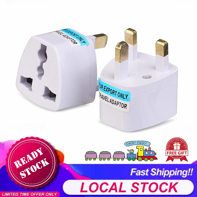 [Choo Choo Toy] Universal 3 Pin Plug Adaptor 2 Pin US CHINA Multi Pin ...