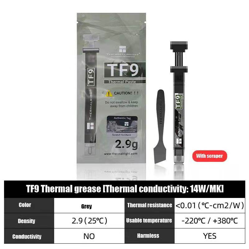 Thermalright TF9 1.5/2.9g Thermal grease 14W/M.K CPU GPU cooling ...