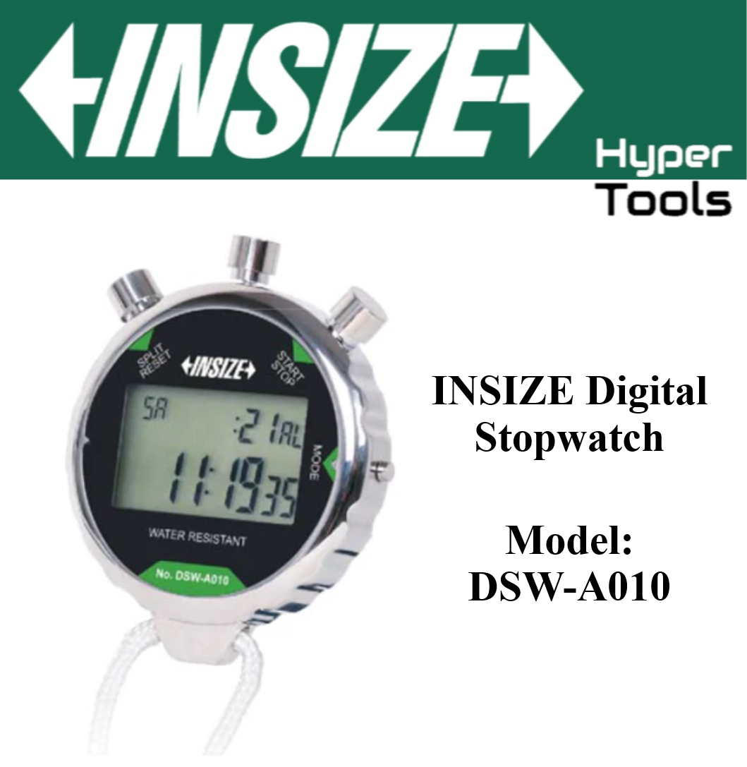 INSIZE Digital Stopwatch (Model: DSW-A010) | Lazada