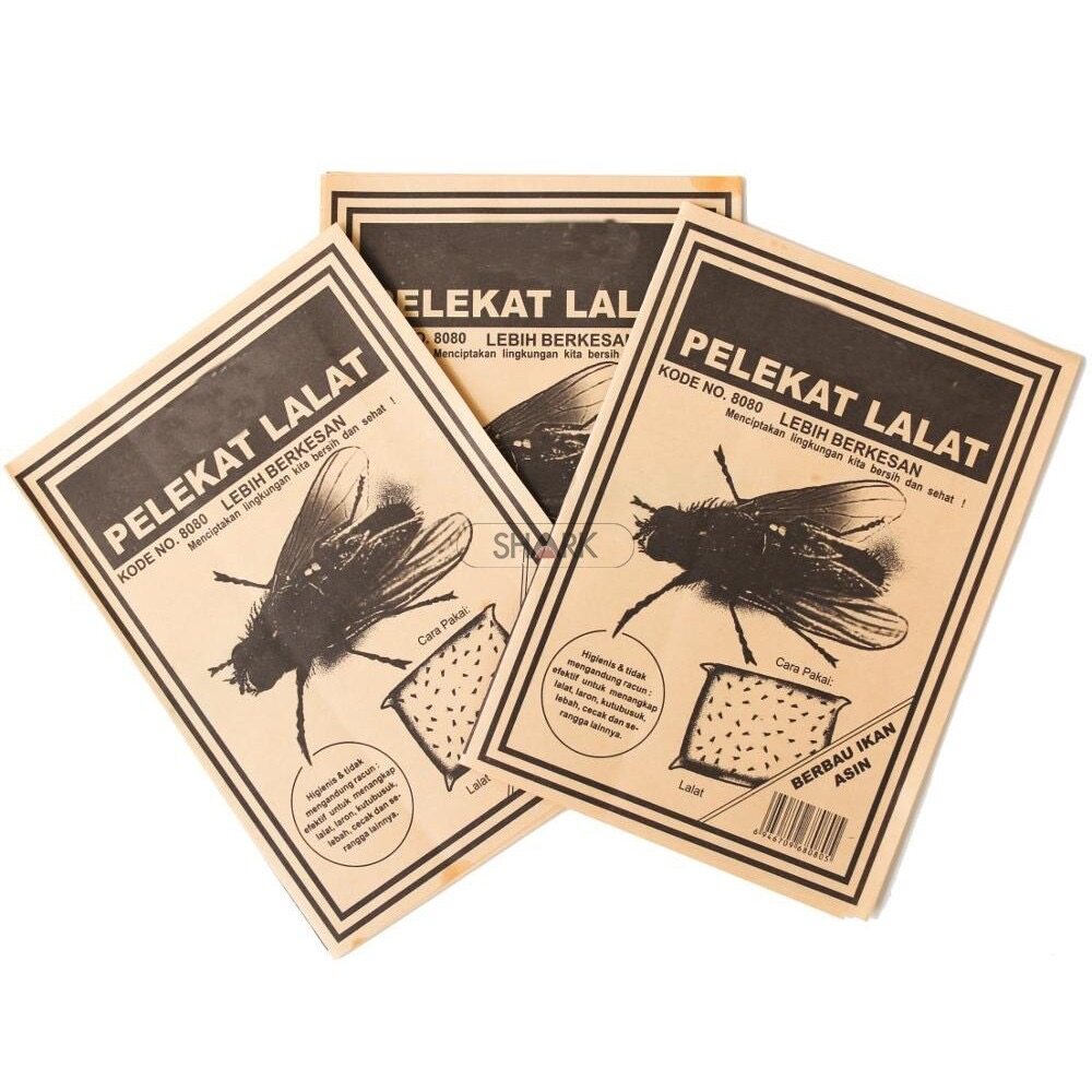 Pelekat Lalat / Fly Trap (9pcs/pkt) / (90pcs/box) | Lazada