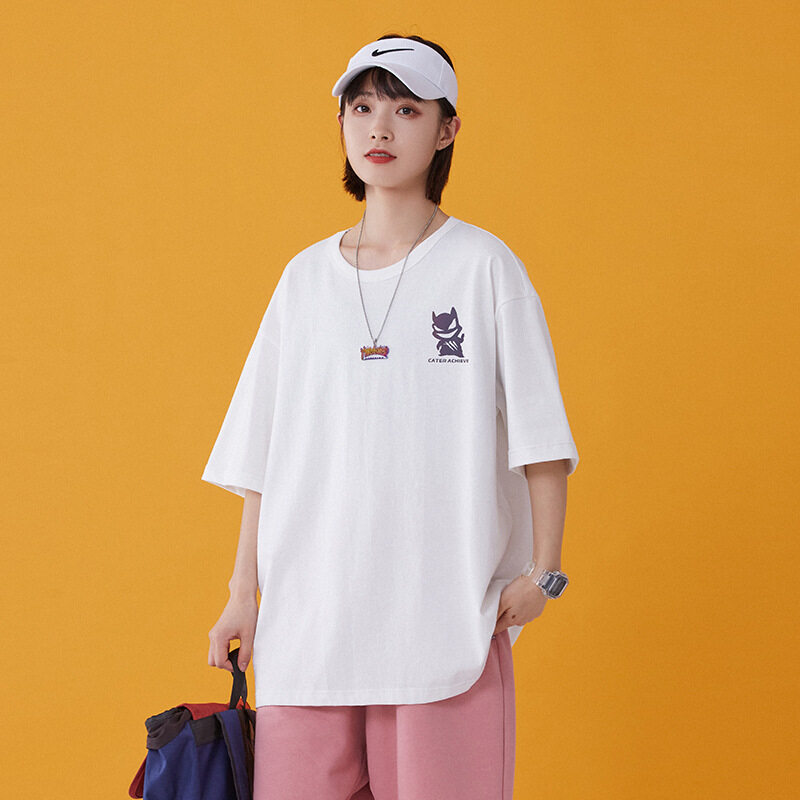 HELLO JIM เสื้อผ้าผู้หญิงผลิตภัณฑ์แขนสั้นเสื้อยืดหญิง2021ฤดูร้อนใหม่ ...