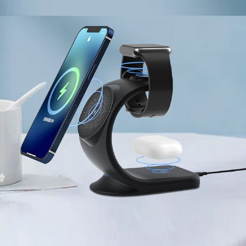 Magsafe iPhone 12 13 Pro Max Mini Magnetic Wireless Charger Stand ...