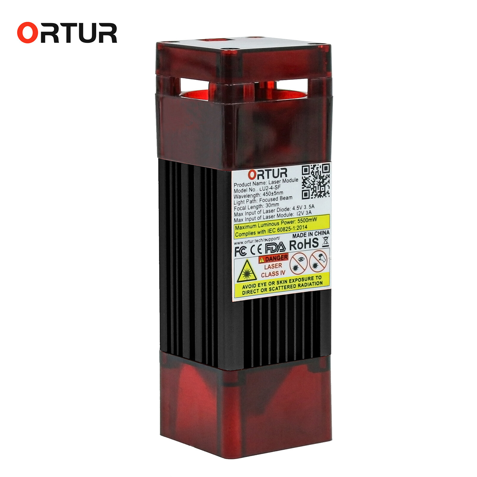 ORTUR LU2-4-SF 12V Upgrade Laser Module Fixed Focus Suitable for Laser ...