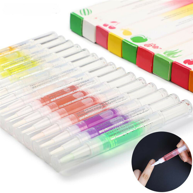 ร้อน15กลิ่นโภชนาการเล็บปากกาน้ำมันเล็บน้ำมันบำรุงผิวชั้นนอกป้องกันไม่ ...