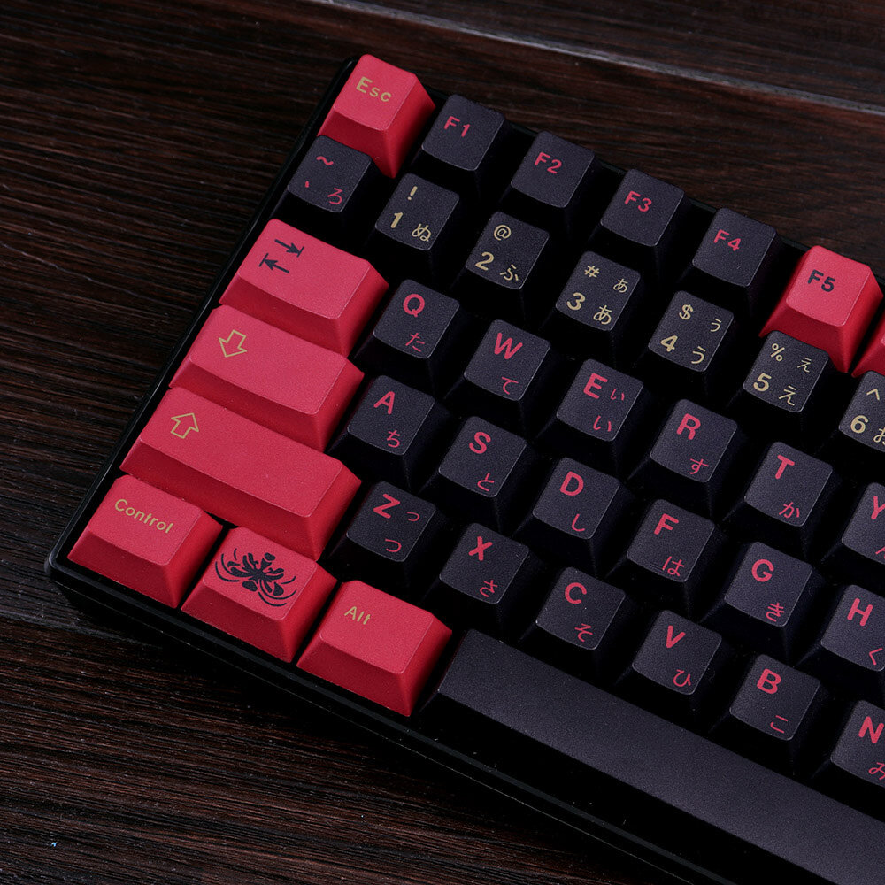 129 Keys GMK Higanbana Keycaps Set PBT Dye-Sublimation Personalized ...